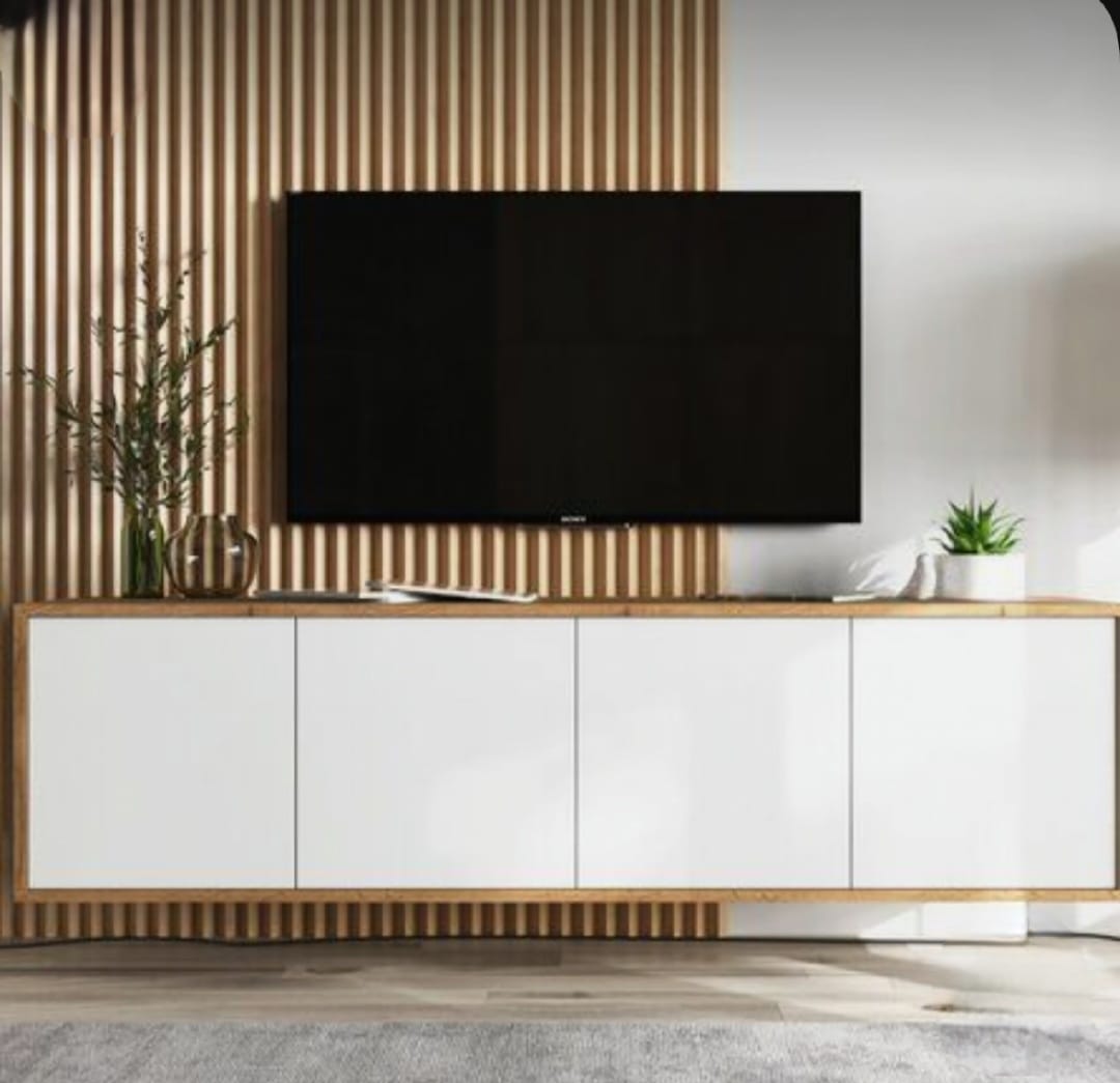 Floating TV Unit full slats - 360 home enhencers