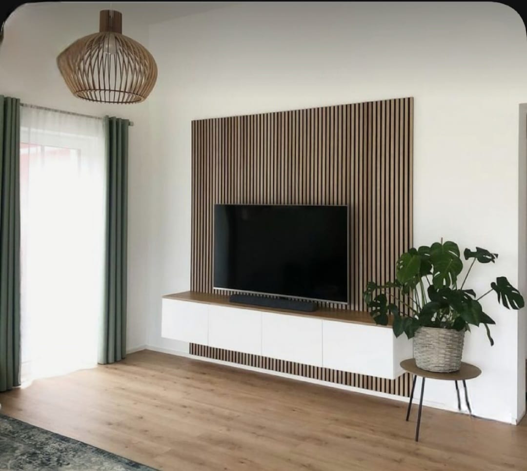 Floating TV Unit full slats - 360 home enhencers