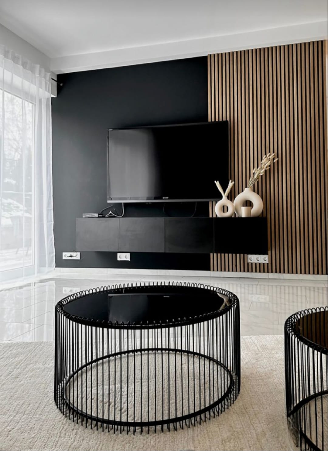 Floating TV Unit full slats - 360 home enhencers